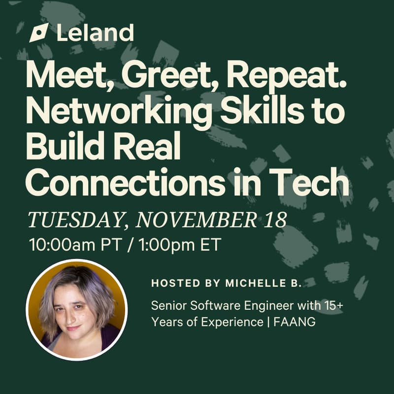 Meet, Greet, Repeat. Networking Skills to Build Real Connections in Tech · Zoom · Luma