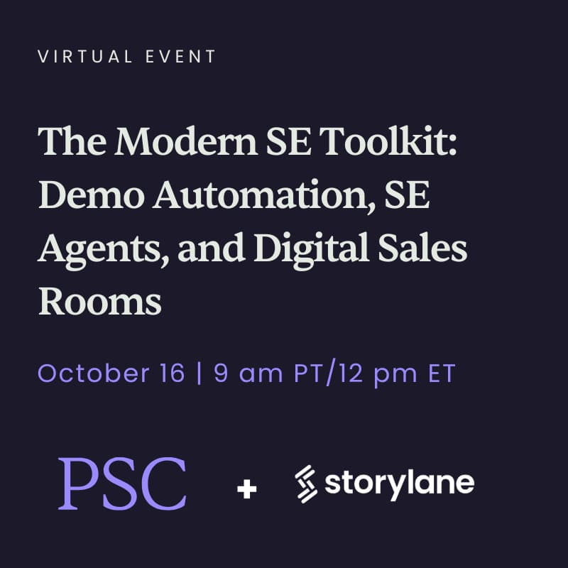 The Modern SE Toolkit: Demo Automation, SE Agents, and Digital Sales ...