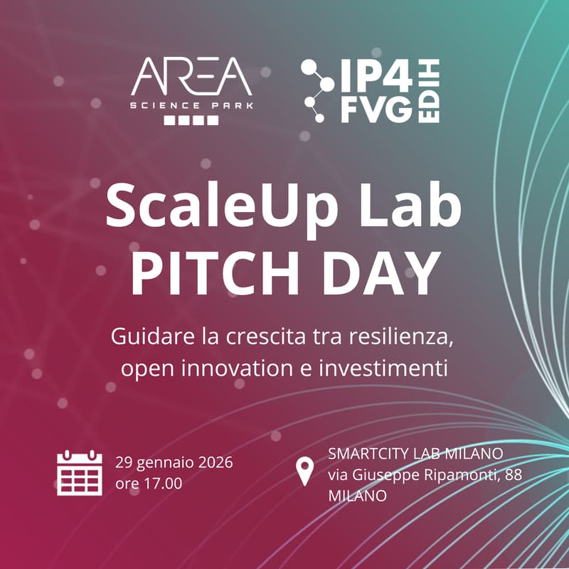 Area Science Park | ScaleUp Lab Pitch Day: Deep Tech startups meet VC ...