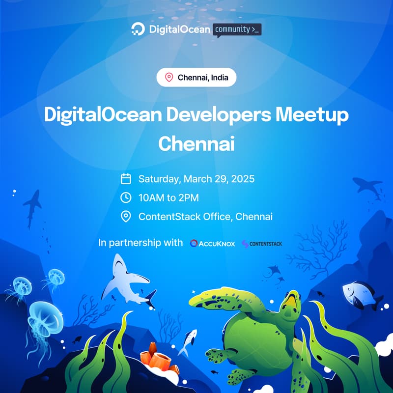 DigitalOcean Developers Meetup Chennai · Luma