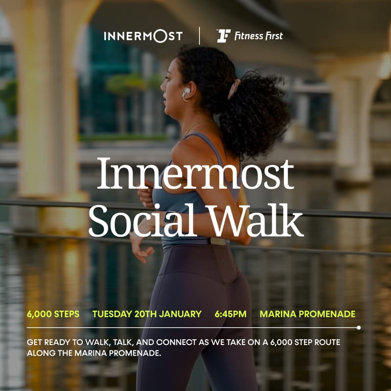 Innermost X Fitness First Social Walk | Dubai Marina Promenade · Luma