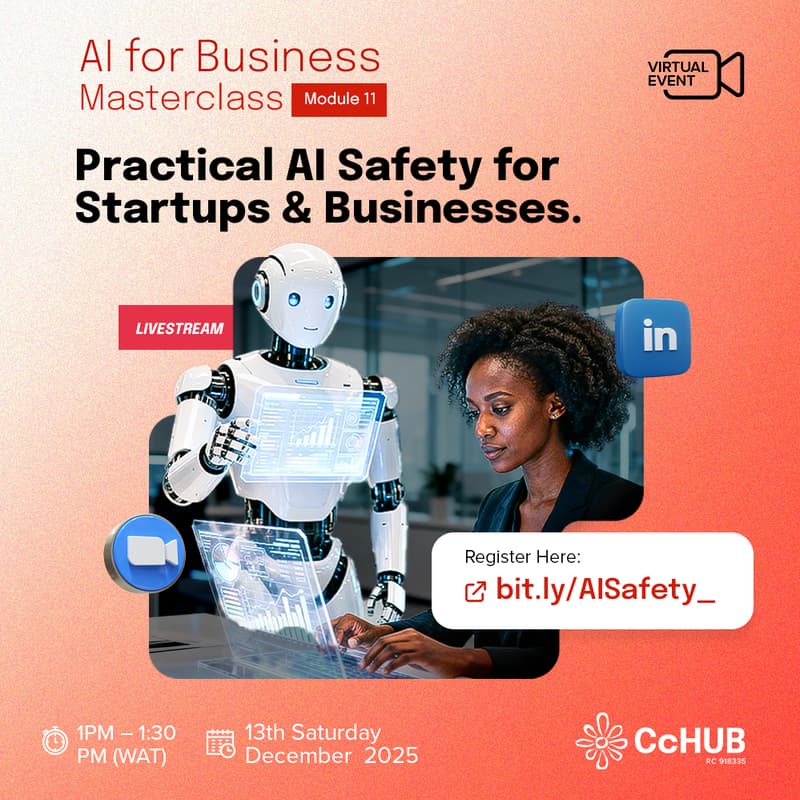 Practical AI Safety for Startups & Businesses · Zoom · Luma