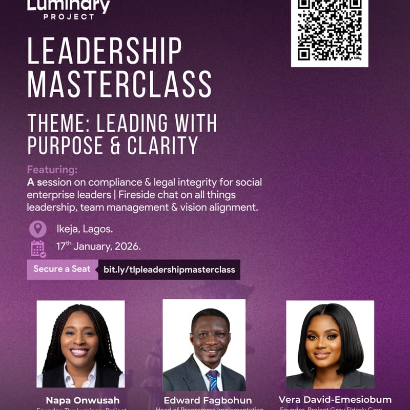 TLP Leadership Masterclass · Luma
