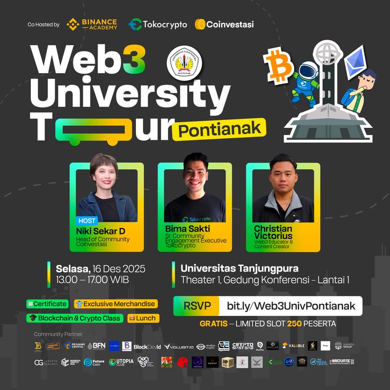 Web3 University Tour: PONTIANAK · Luma