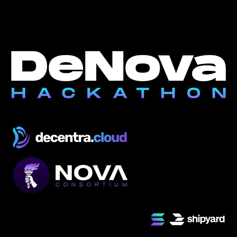DeNova Hackathon on Solana · Luma