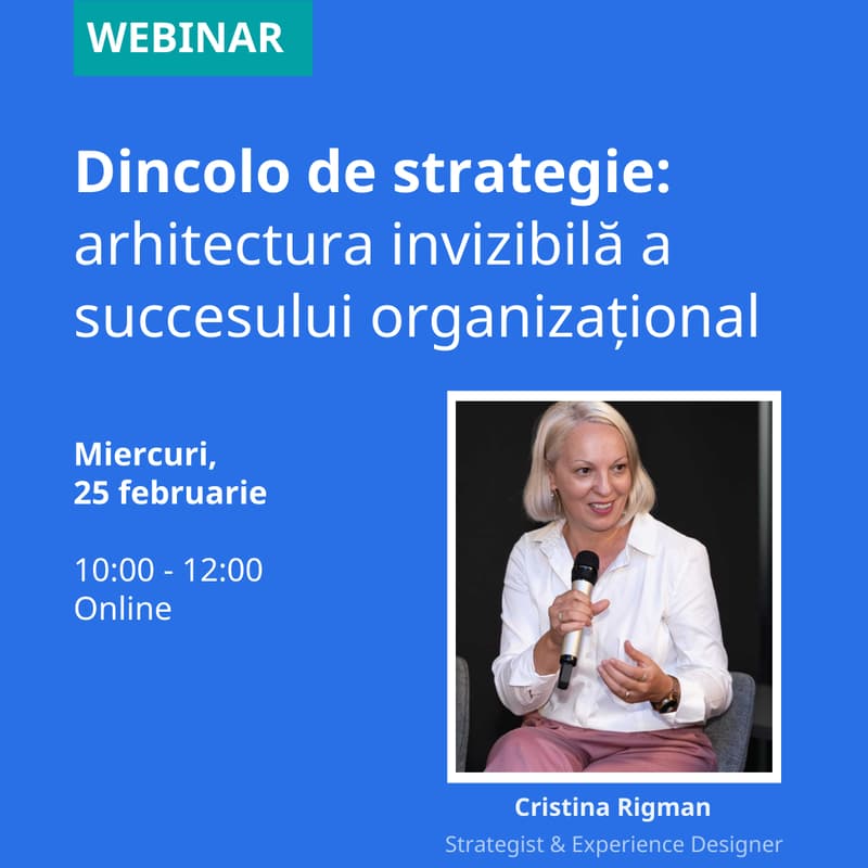 [Webinar AmpliFY ONG] Dincolo de strategie: arhitectura invizibilă a ...