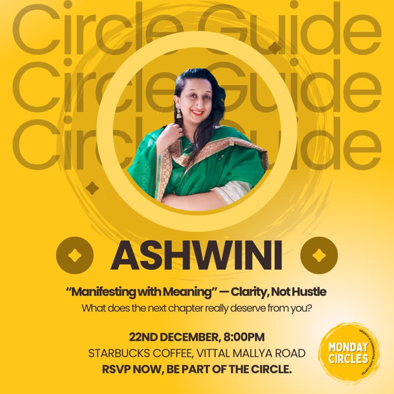 Monday Circles | “Manifesting with Meaning” - Clarity, Not Hustle · Luma