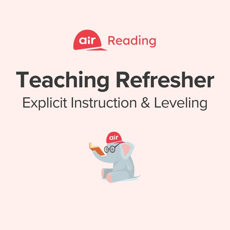 Teaching Refresher: Explicit Instruction & Leveling · Zoom · Luma