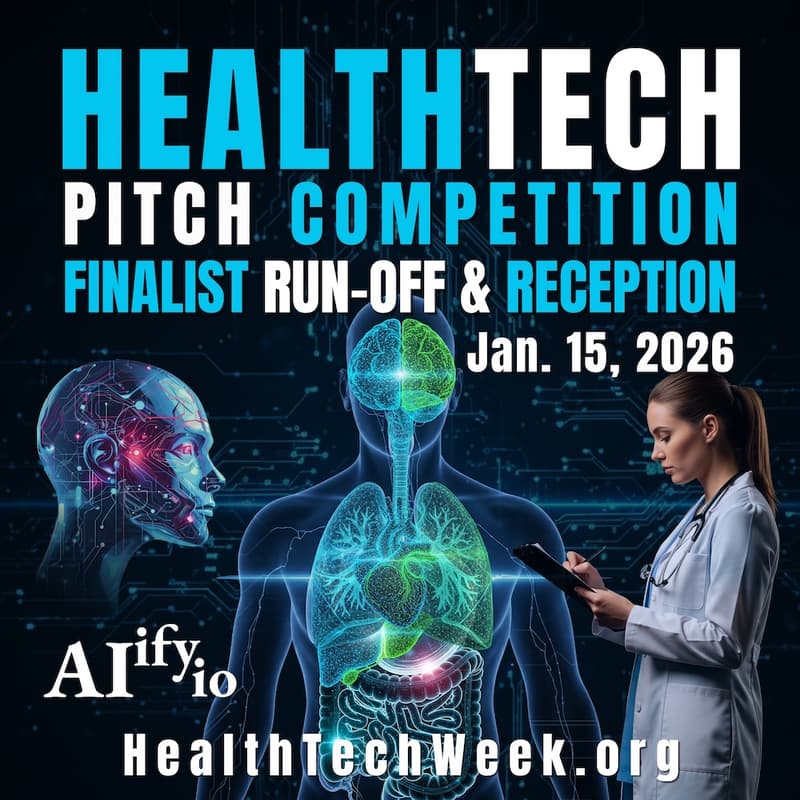⚕️HealthTech Week Startup Pitch Competition – Finalist Run-off and ...