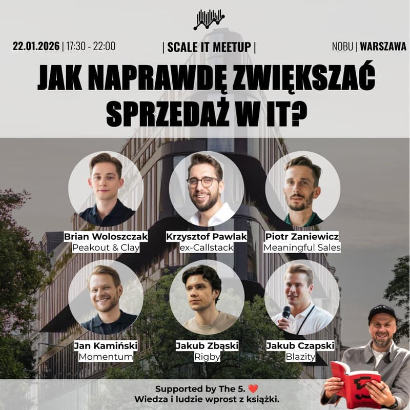 SCALE IT MEETUP: Od technologii do klientów. Jak naprawdę zwiększąć ...
