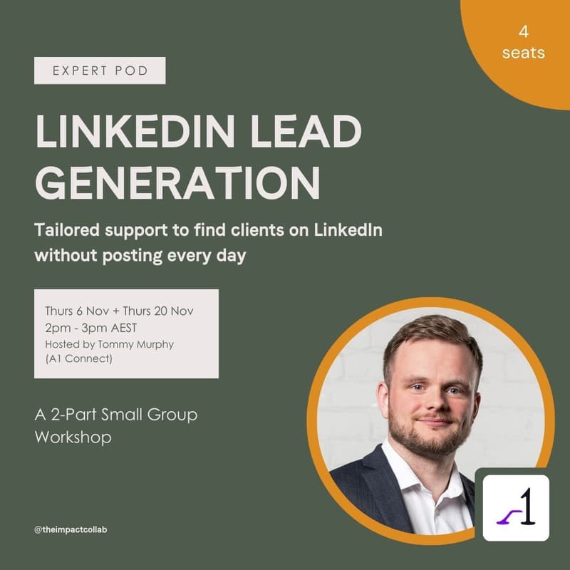 LinkedIn Lead Generation Expert Pod — with Tommy Murphy from A1 Connect ...