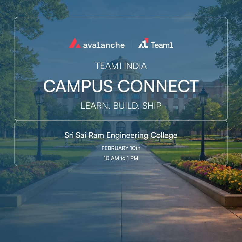 Team1 Campus Connect: Sri Sai Ram Engineering College · Luma
