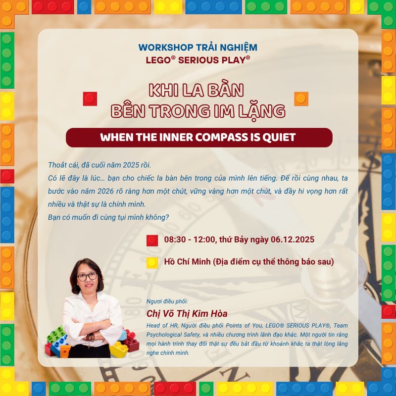 LEGO® SERIOUS PLAY® workshop | Khi La bàn bên trong im lặng · Luma