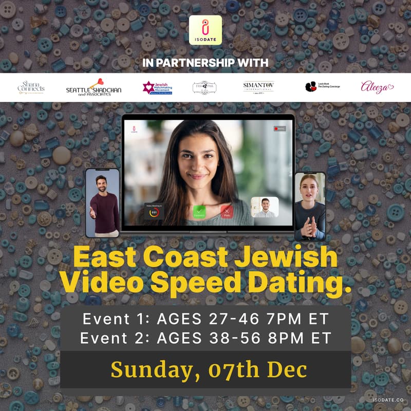East Coast Jewish Video Speed Dating · Luma