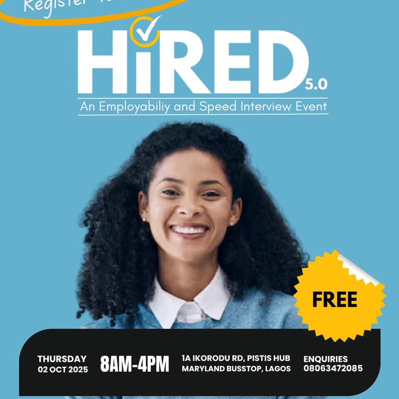 HIRED 5.0 HR PROFESSIONALS REGISTRATION · Luma