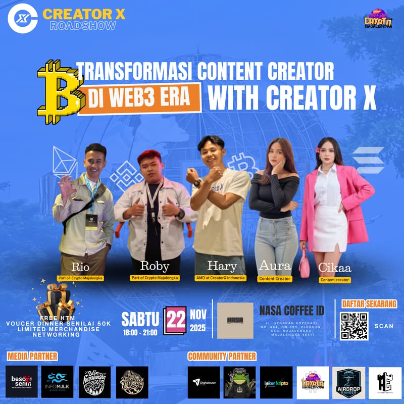 🎙Creator X Roadshow Go to Majalengka : Transformasi Content Creator Di ...