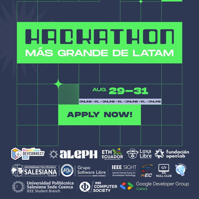 El Futuro Descentralizado: Workshops + Aleph Hackathon · Luma