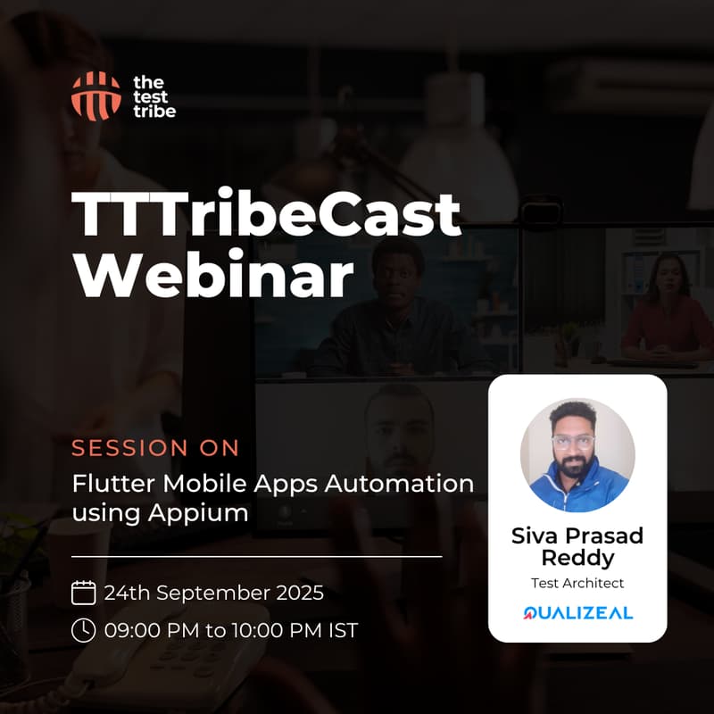 TTTribeCast Webinar by Siva Prasad Reddy · Luma