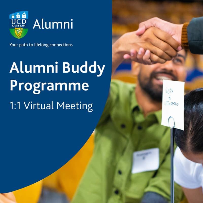 UCD Buddy Programme 1:1 Virtual Meeting · Zoom · Luma