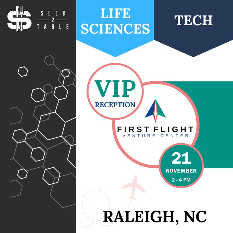 First Flight Venture Center VIP Reception, Powered by Seed2Table · Luma