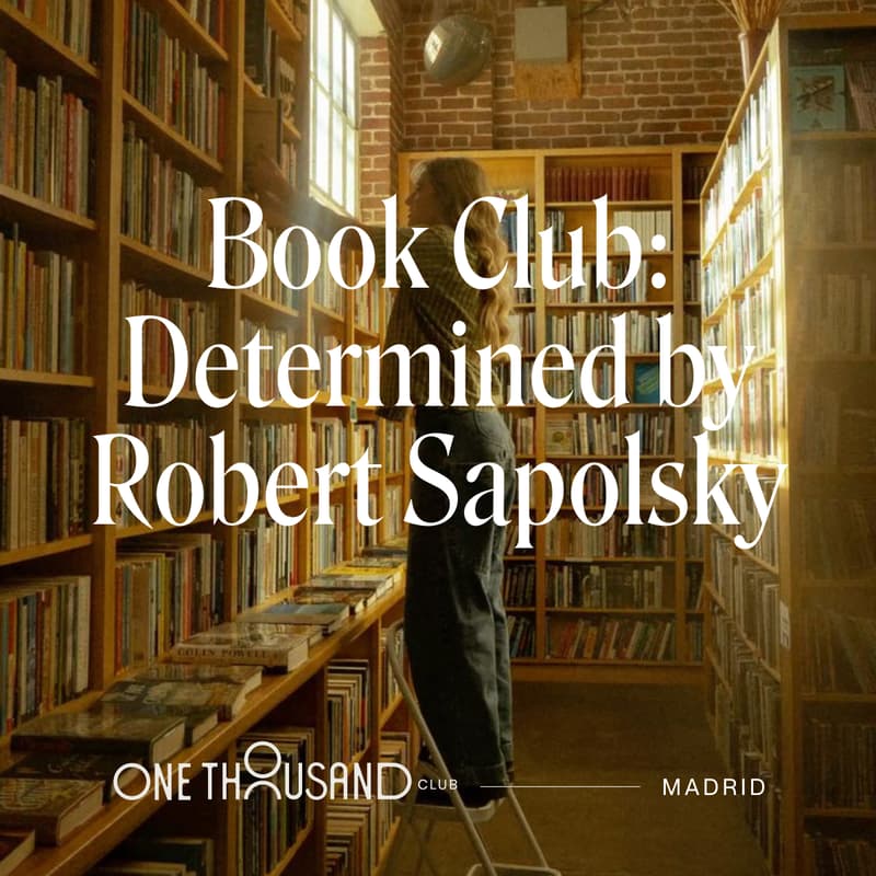 Book Club: Determined by Robert Sapolsky · Luma