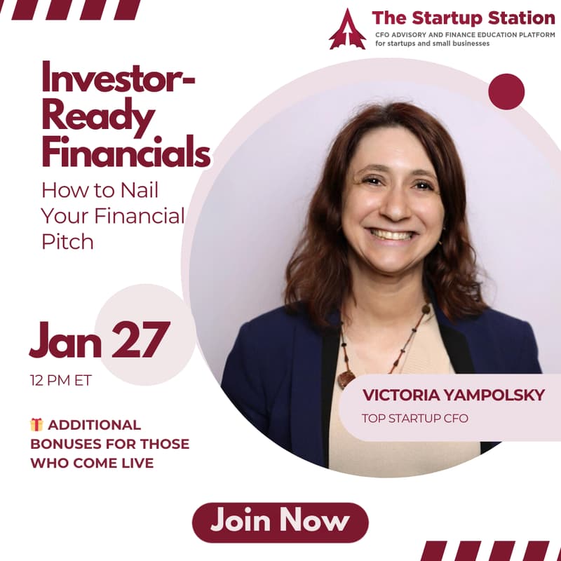 Investor-Ready Financials: How to Nail Your Financial Pitch · Zoom · Luma