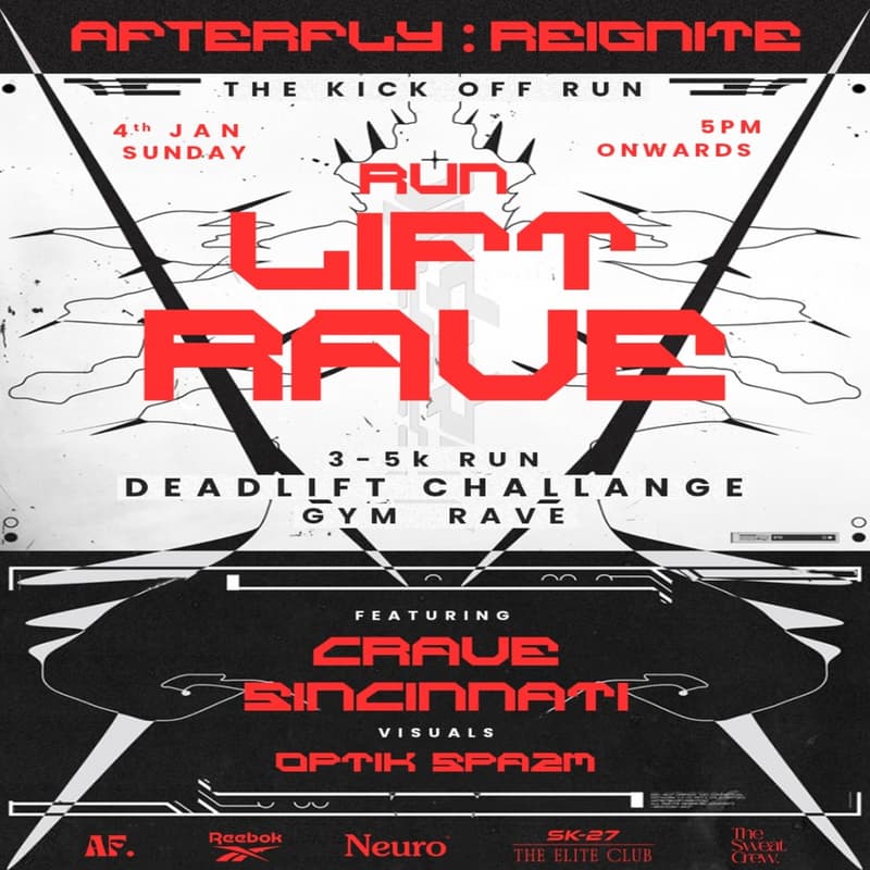 AFTERFLY VOL.33 - RUN | LIFT | GYM RAVE · Luma