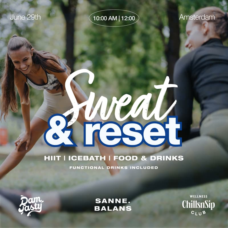 Sweat & Reset - HIIT, Icebath, Food & Drinks · Luma