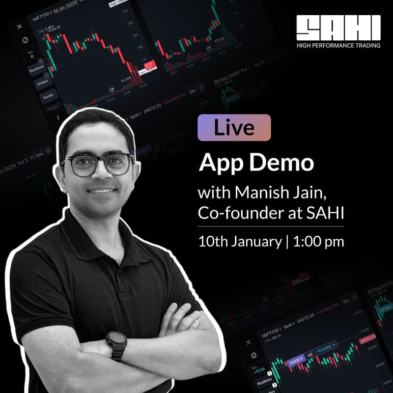 Live App Demo with Manish Jain, Co-founder at SAHI · Luma