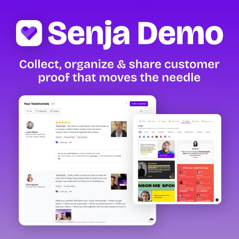 Demo: Collect Your First 10 Testimonials in 30 Days (On Autopilot) with ...