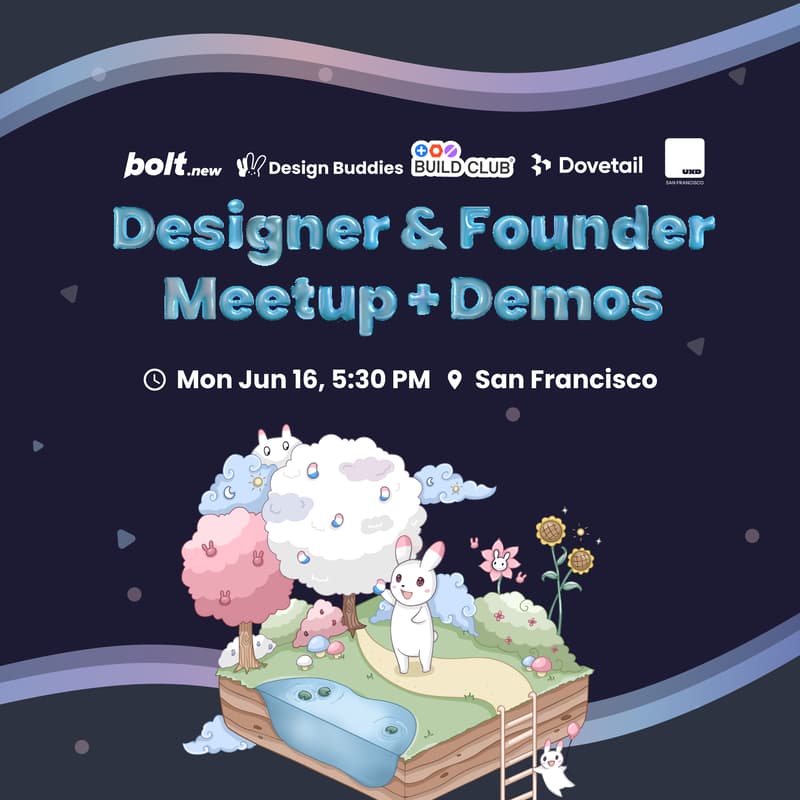 [Designer x Founders]: Vibe coding meetup & demos! · Luma