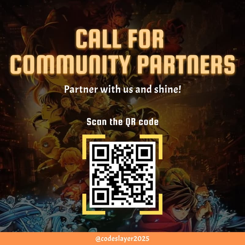 Call for Community Partners – CodeSlayer 2025 · Luma