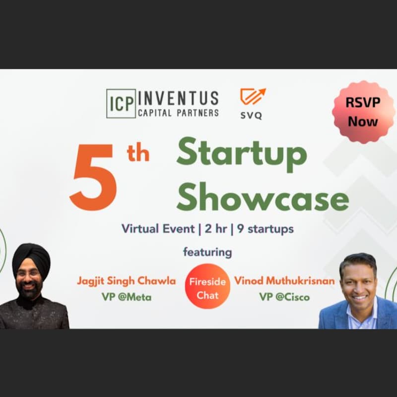 Inventus Capital - Startup Showcase · Zoom · Luma