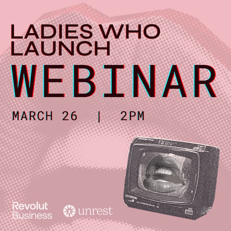 WEBINAR: Ladies Who Launch · Luma