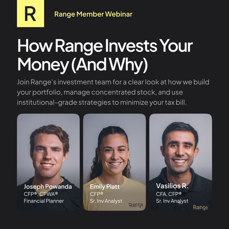 How Range Invests Your Money (And Why) - 2/19/26 · Zoom · Luma