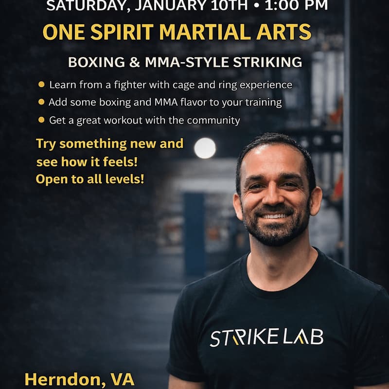 Boxing and MMA-Style Striking Seminar with Sam Yousefi · Luma