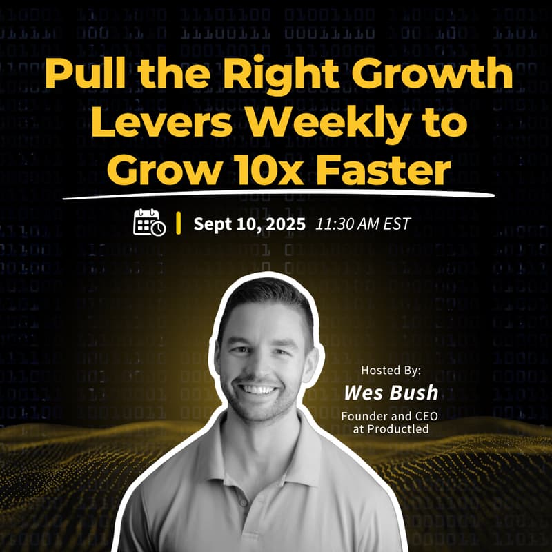 Pull the Right Growth Levers Weekly to 10x Faster Growth · Zoom · Luma