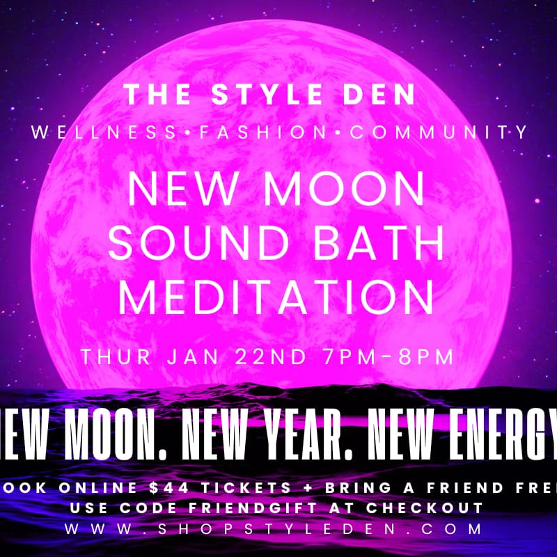 New Moon Sound Bath Meditation Event · Luma