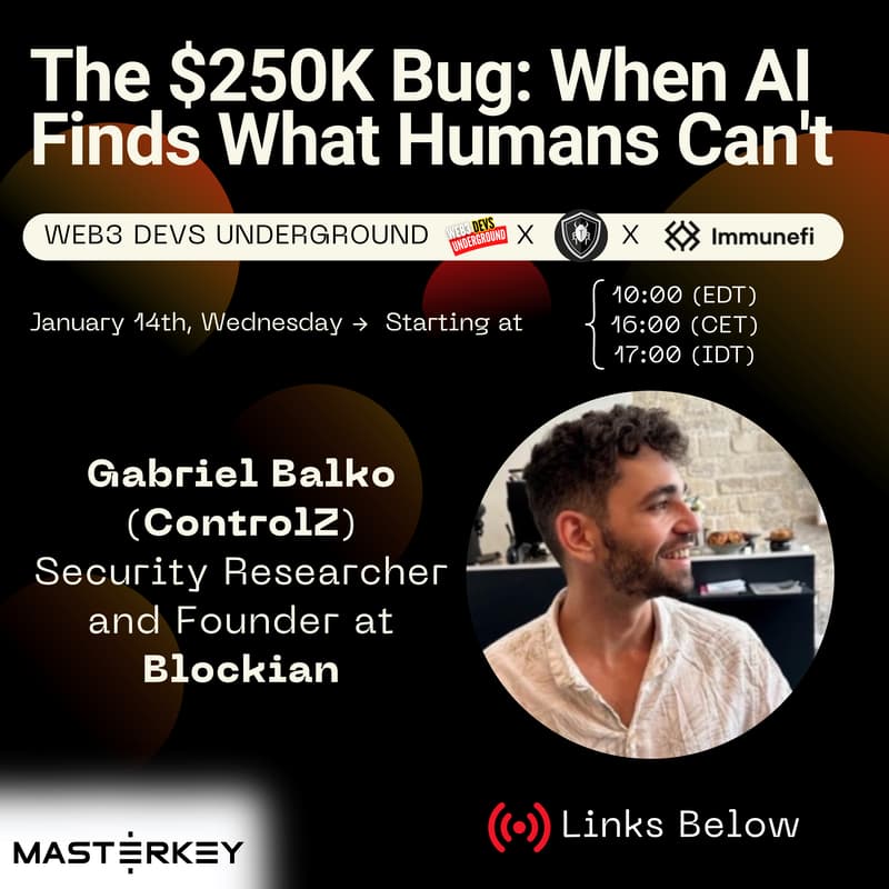 Online Webinar #14 | The $250K Bug: When AI Finds What Humans Can't · Luma