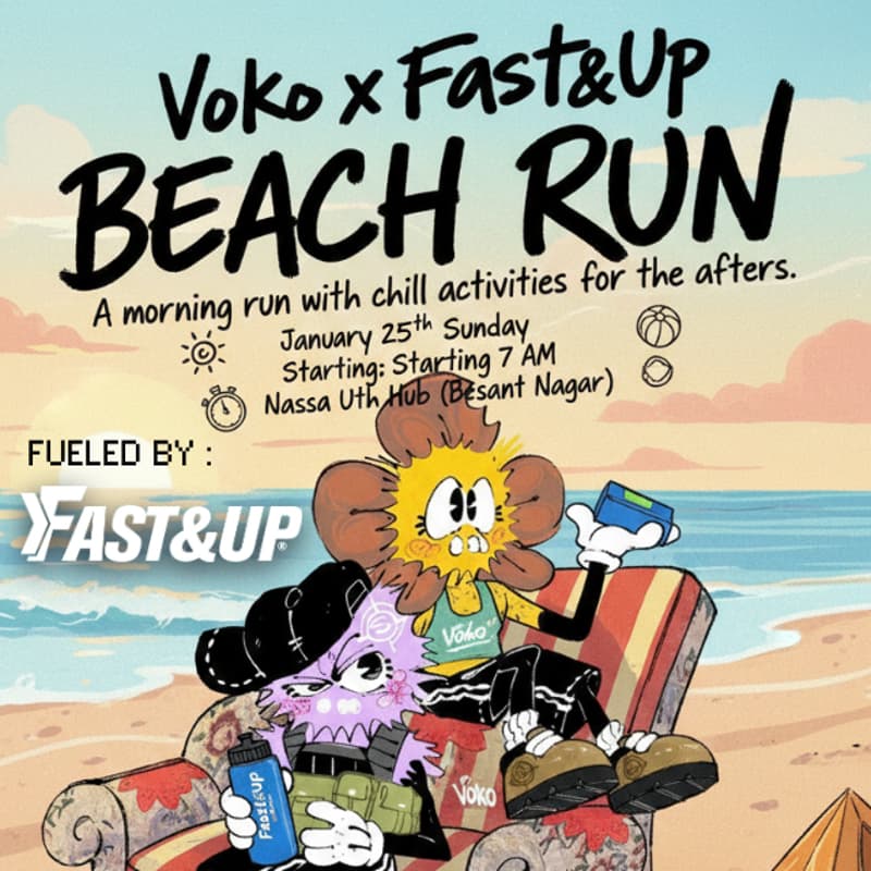 VOKO X Fast&up (beach Run 🌊) · Luma