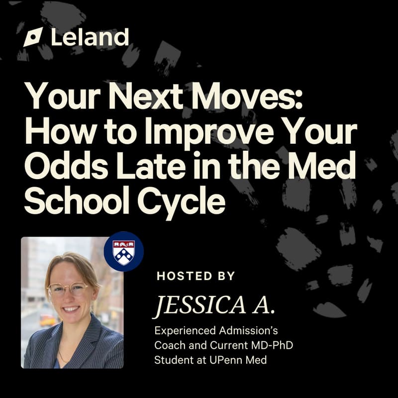 Your Next Moves: How to Improve Your Odds Late in the Med School Cycle ...