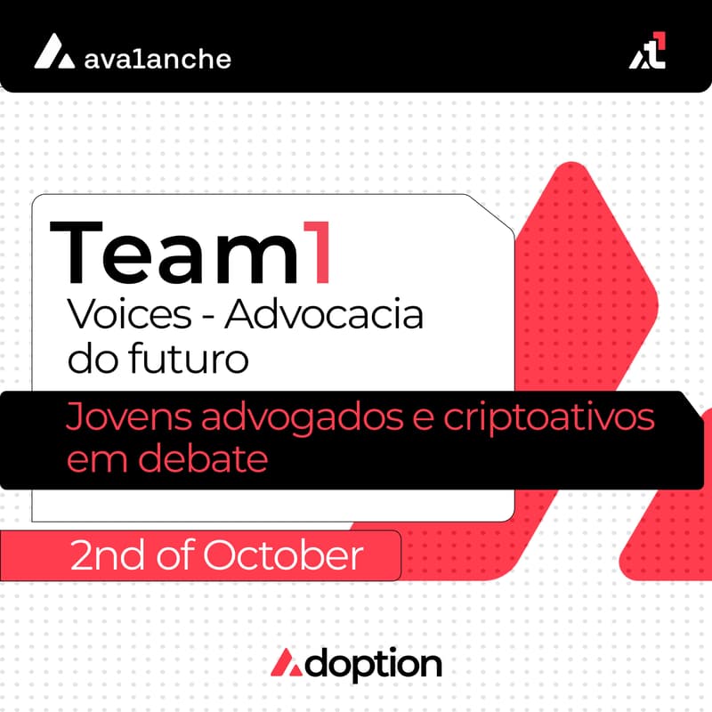 Team1 Voices: Advocacia do Futuro - Jovens Advogados e Criptoativos em Debate · Luma