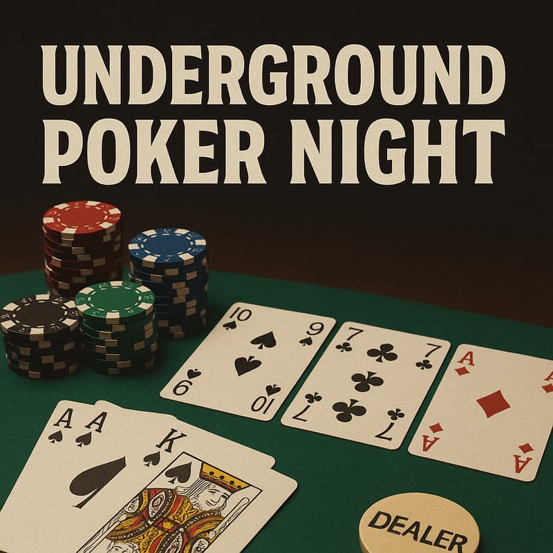 Underground Poker Night - A Social Game Night · Luma