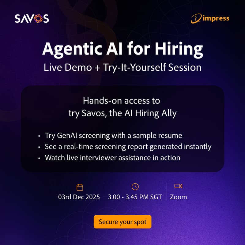 Agentic AI for Hiring: Live Demo + Try-It-Yourself Session · Zoom · Luma