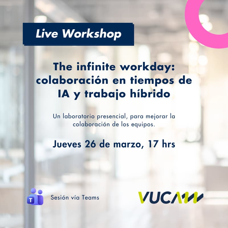 The infinite workday: Colaboración en tiempos de IA y trabajo híbrido ...