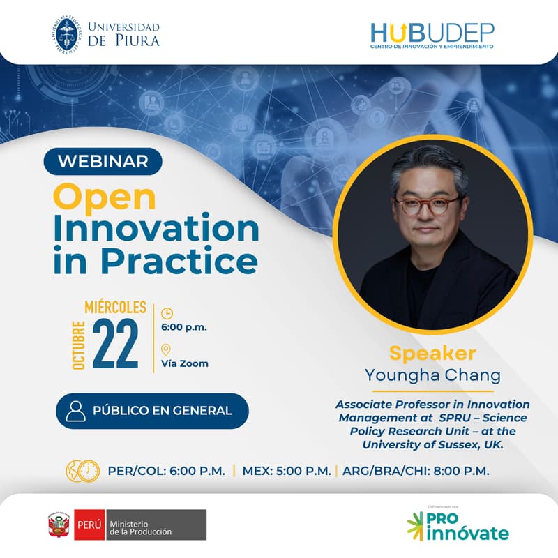 Webinar: Open Innovation in Practice · Zoom · Luma