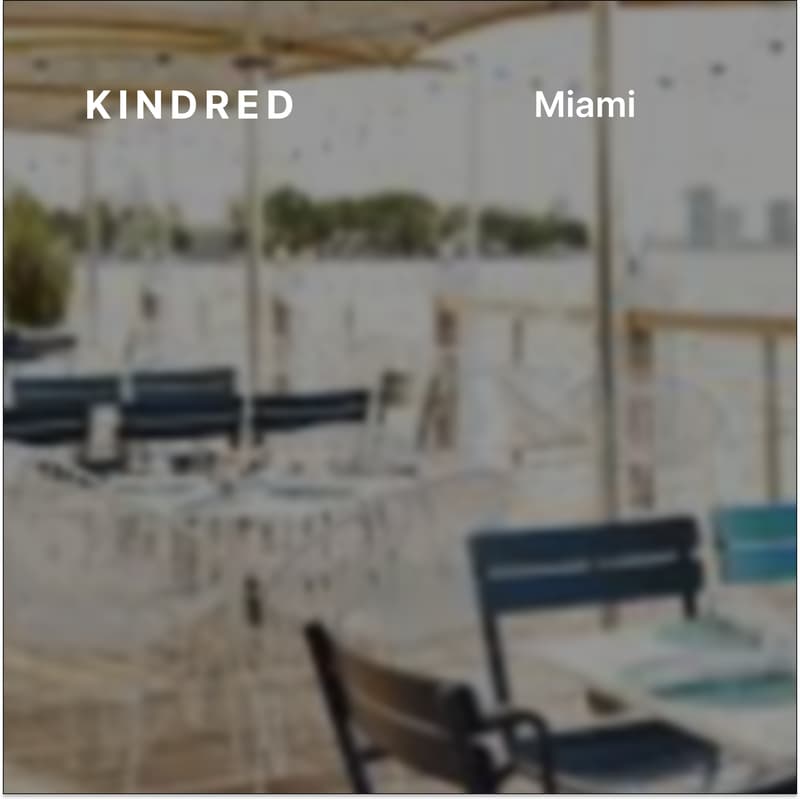 Kindred Miami: Sunset Gathering at Lido Bayside · Luma