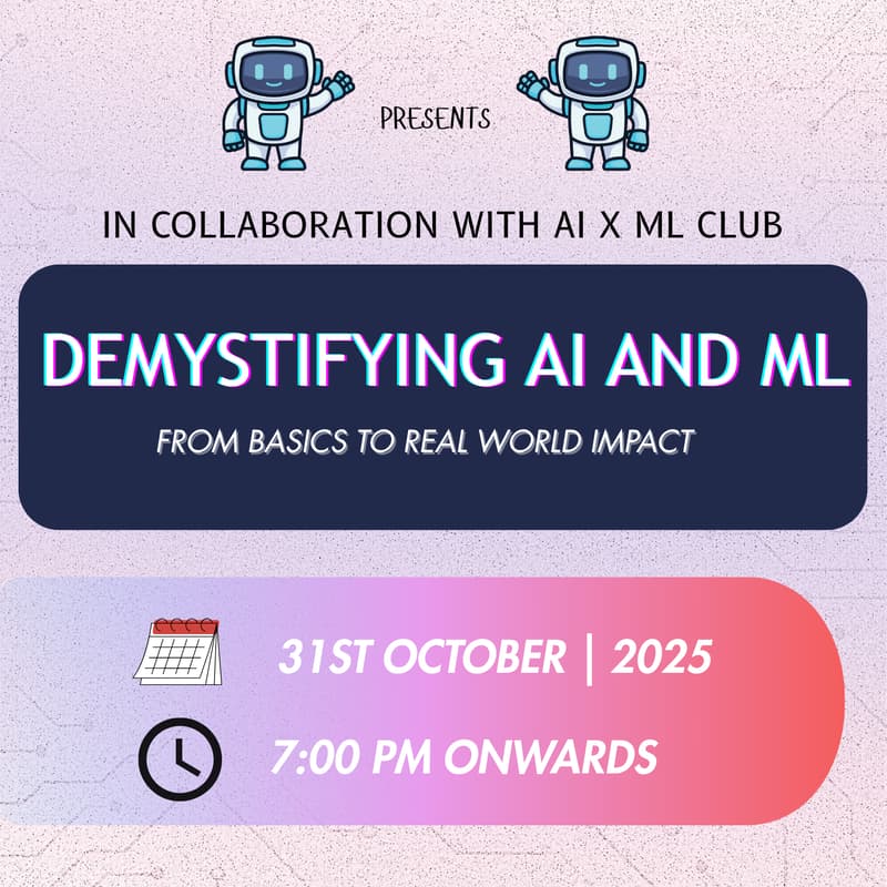 Demystifying AI & ML: From Basics to Real-World Impact · Luma