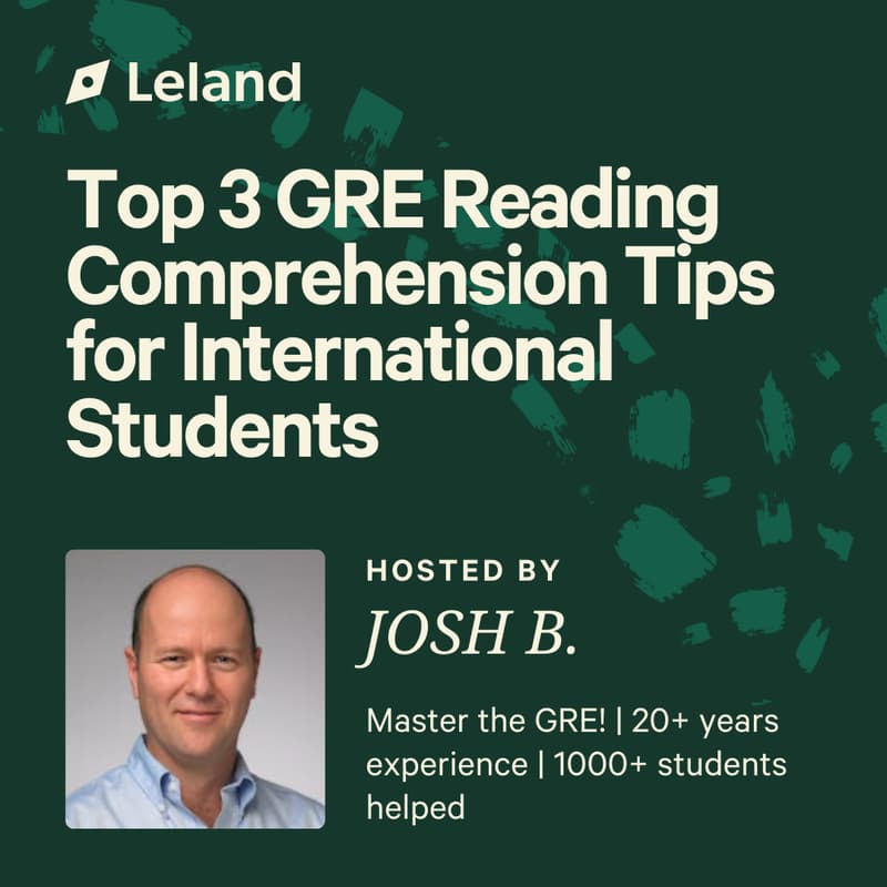 Top 3 GRE Reading Comprehension Tips for International Students · Luma