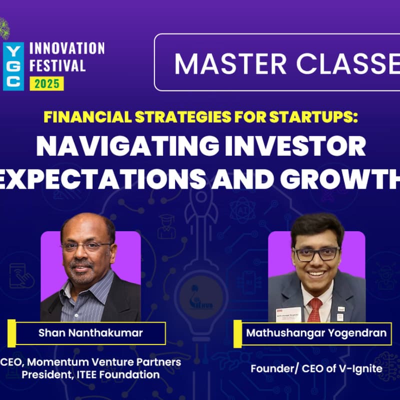 YGC IF Master Class: Financial Strategies for Startups: Navigating ...